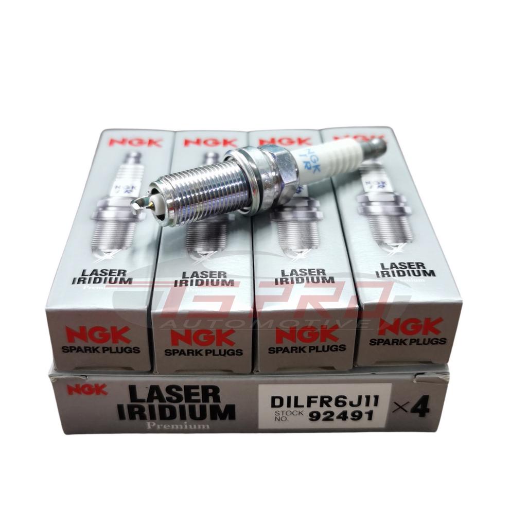 NGK DILFR6J11 Iridium Spark plug (Price for 1set=4pcs) [Use 8pcs ...