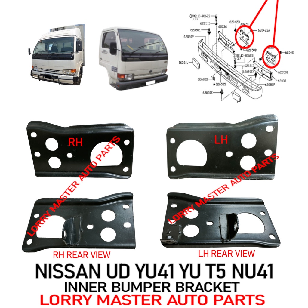 NISSAN UD YU41 YUT5 NU41 INNER BUMPER BRACKET | Shopee Malaysia