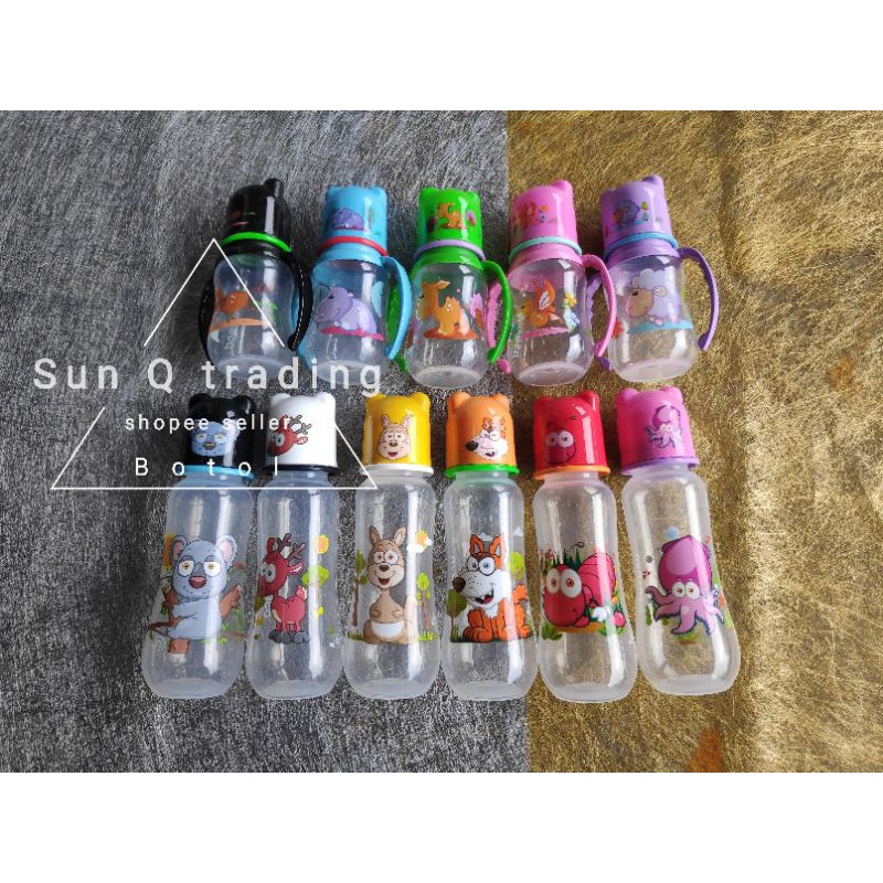 botol susu baby comel 125ml/250ml(BPA Free) banyak corak | Shopee Malaysia