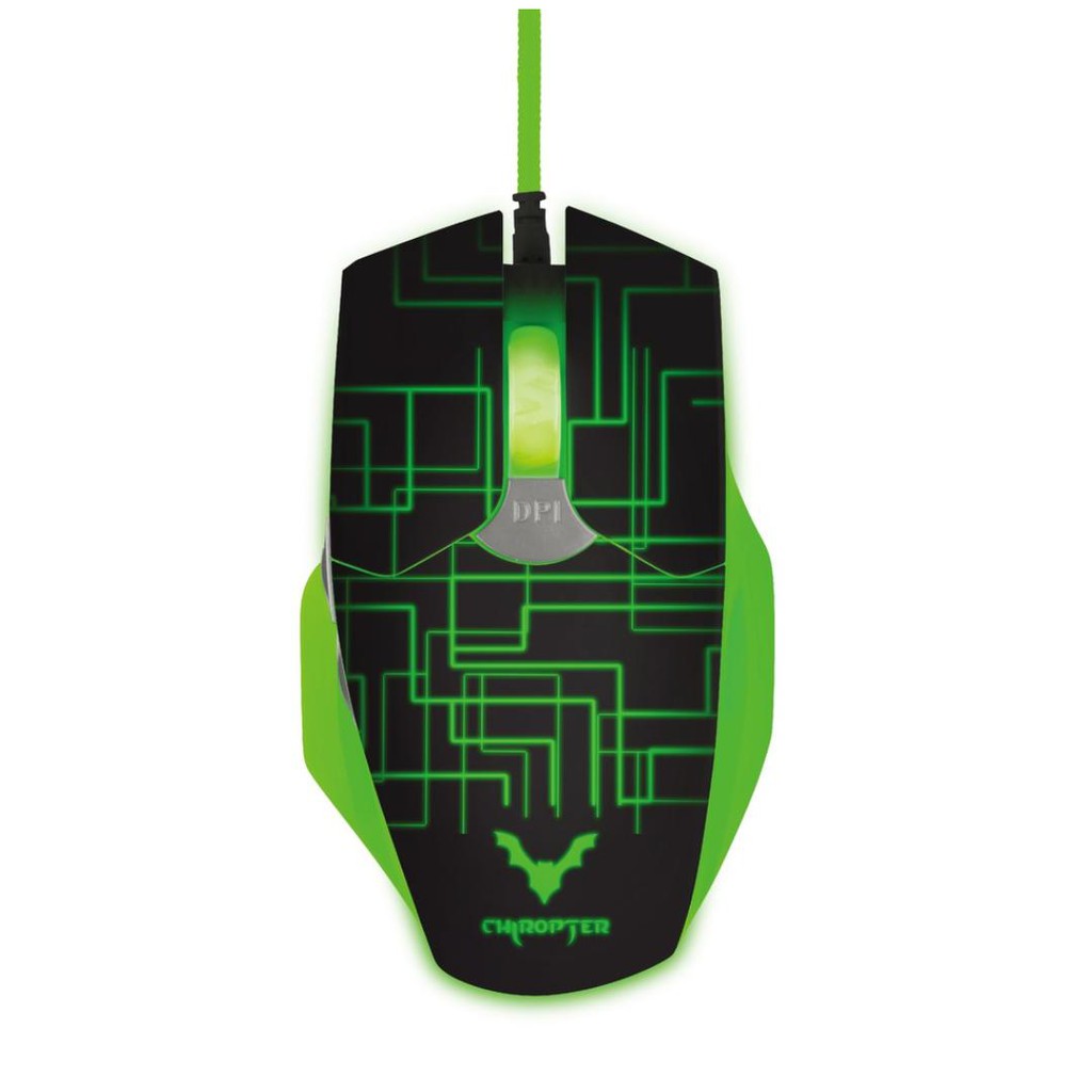 WESDAR Gaming Mouse Mouse GM3 - Black + Green | Shopee Malaysia