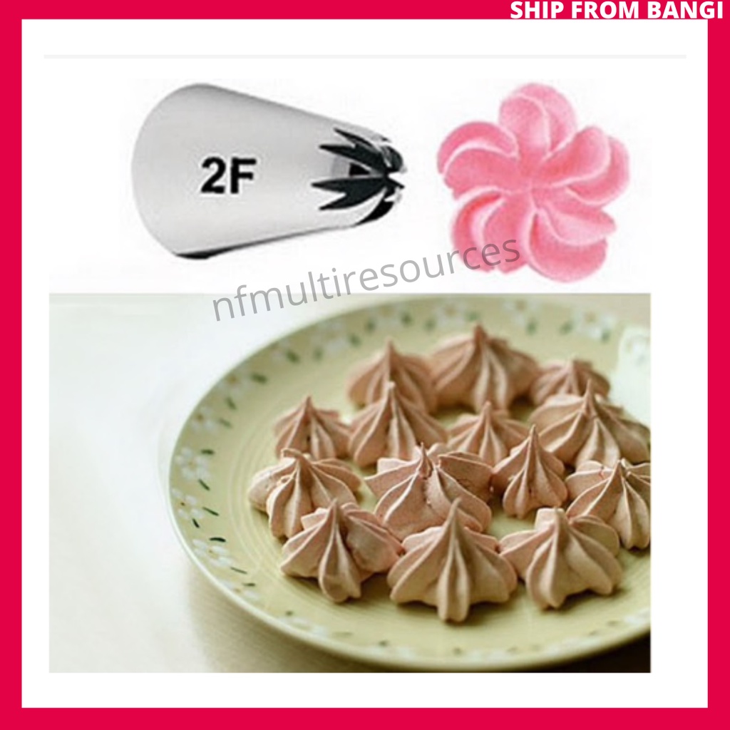 Nozzle Cake Decoration Icing Piping Tips Deco Churros Acuan Swiss Tart ...