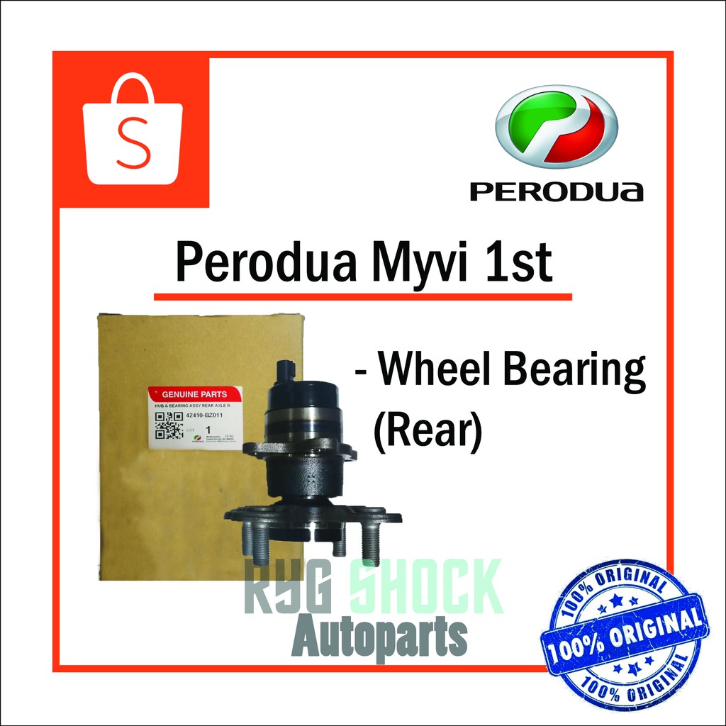 [Original Perodua Product] Perodua Myvi First Wheel Bearing Rear ...
