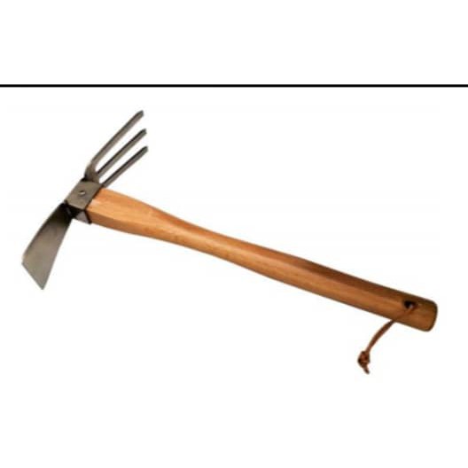 [READY STOCK] EVERLAST STAINLESS STEEL TWO WAY MINI HOE WITH WOOD ...