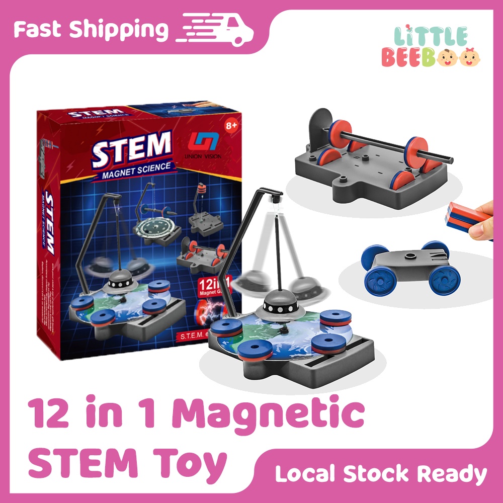 Magnetic STEM Experiment Toy with 12 Different Fun and Interesting ...