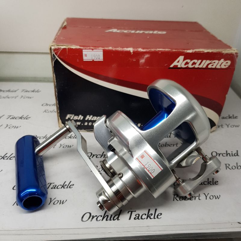 Accurate BX2-600N 2SPEED MADE IN USA ORIGINAL used reel | Shopee Malaysia