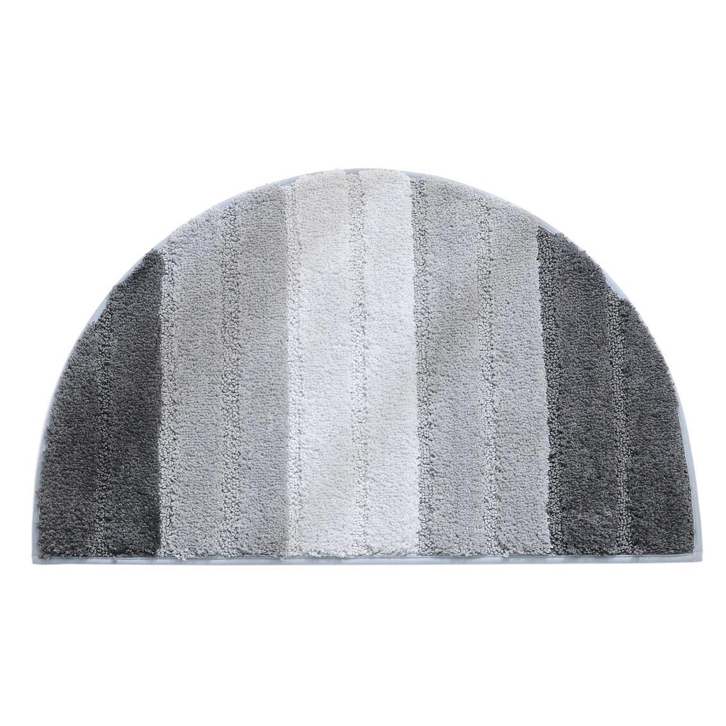 Half Moon Door Mat Shaggy Pile Rug Semi Circle Door Mat Non-Slip Floor ...