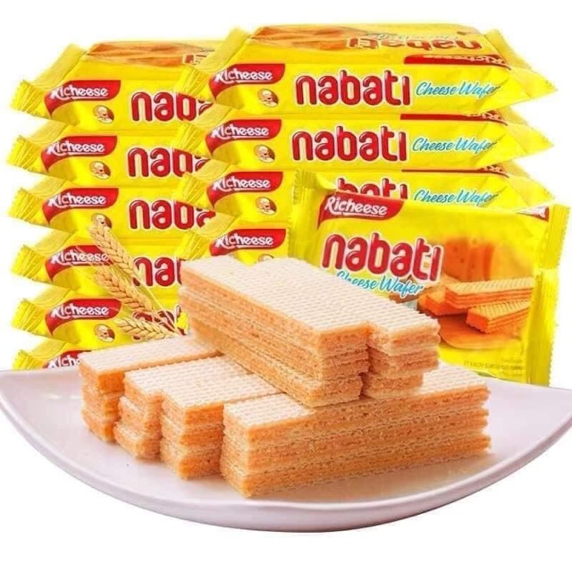 Pack of 10 super delicious Nabati wafers (2 flavors) | Shopee Malaysia