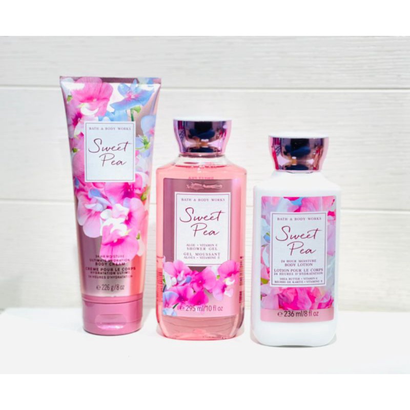 SWEET PEA BATH AND BODY WORKS BODY MIST ORIGINAL fine Fragrance Mist ...