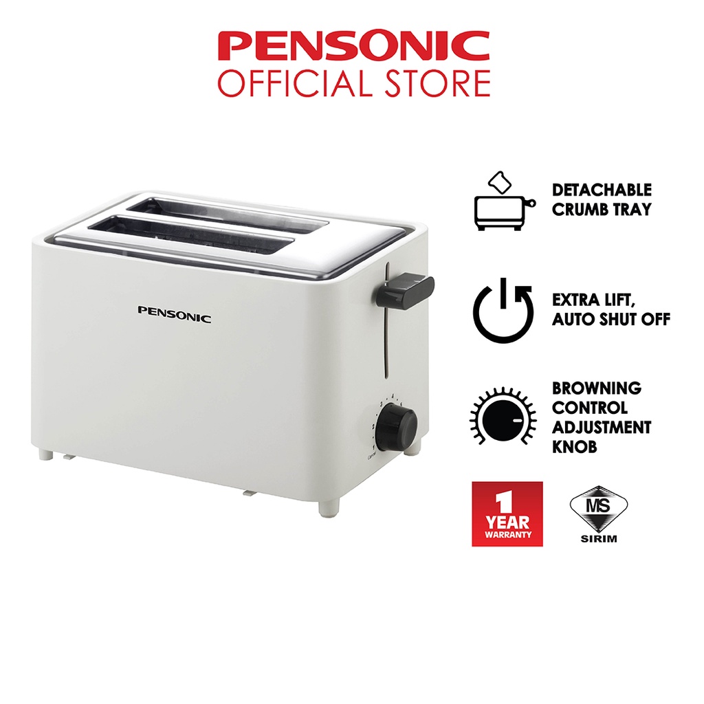 Pensonic 2 Slices Toaster | Pembakar Roti | PT-929 | Shopee Malaysia