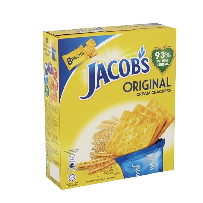 Jacob’s Multi Pack Original Cream Crackers 8 Packs 240g | Shopee Malaysia