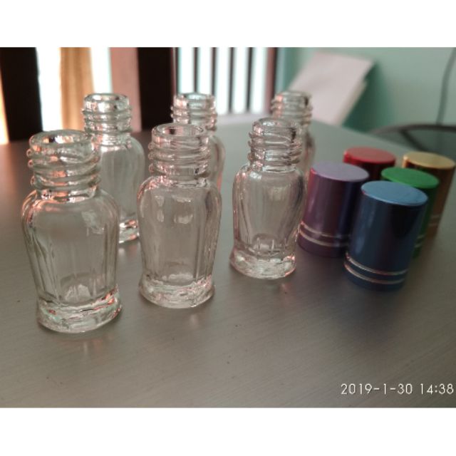 BOTOL KOSONG 3ML BOTOL TESTER PERFUME/OINTMENT ROLL ON BOTOL SEDOZEN ...