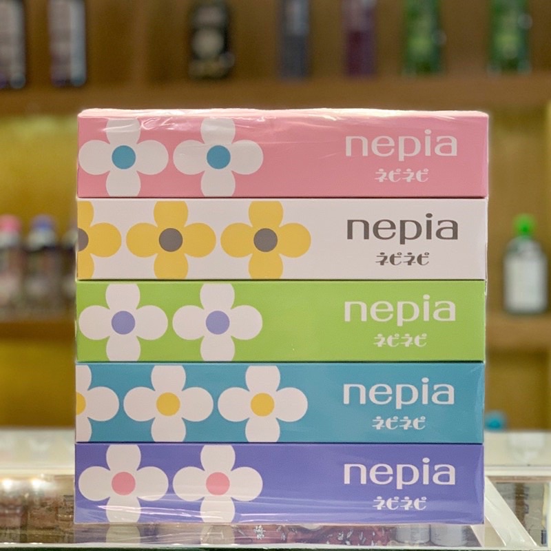 1 Set of 5 boxes of super tough Japanese Nepia napkins (each box has 150 double sheets) | Shopee ...