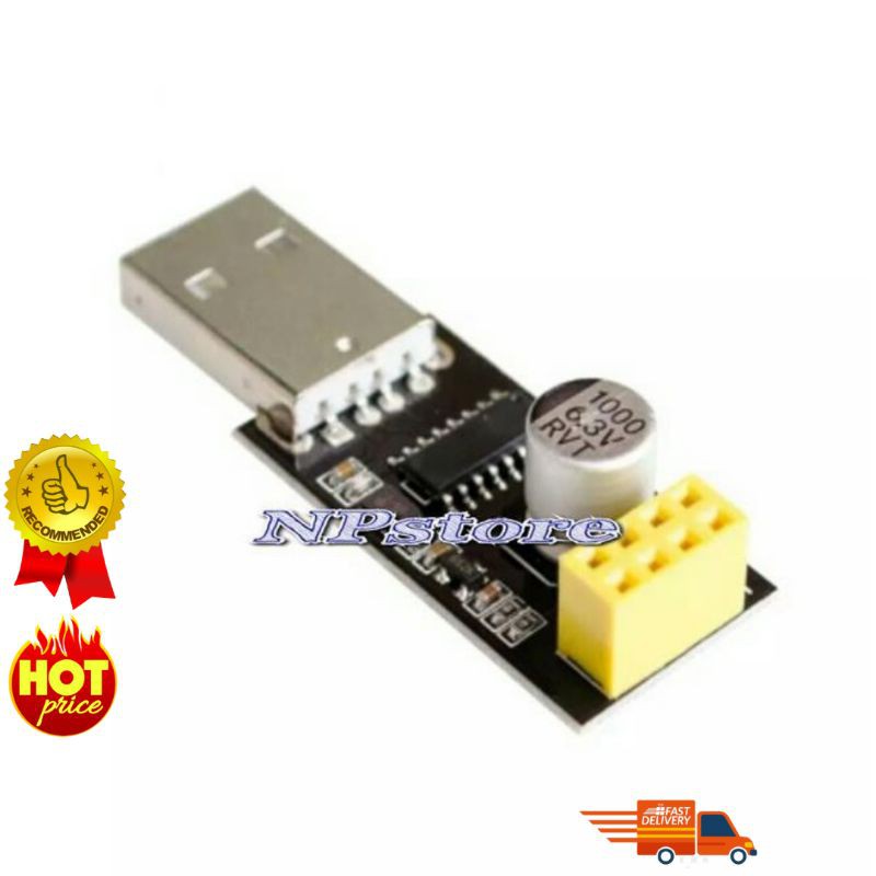 🔥ready Stock 💥usb To Esp8266 Wifi Module Adapter Board Computer Phone Wifi Wireless Shopee