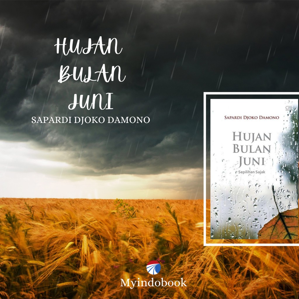 BUKU KUMPULAN PUISI - HUJAN BULAN JUNI SEPILIHAN SAJAK - SAPARDI DJOKO ...