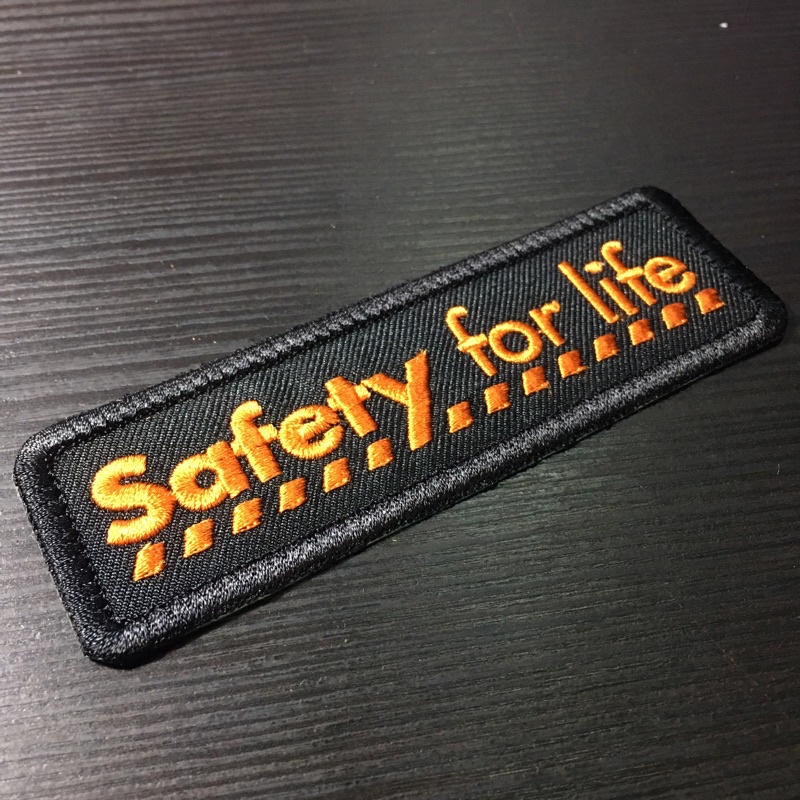 Patch Safety For Life Embroidered | Shopee Malaysia