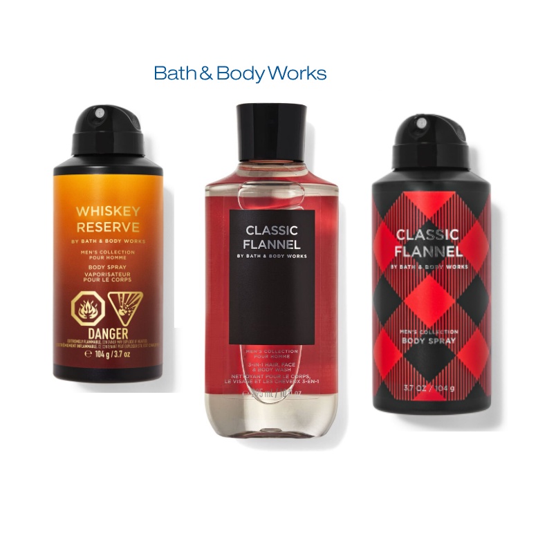 Bath & Body Works Classic Flannel Hair, Face & Body Wash / classic ...
