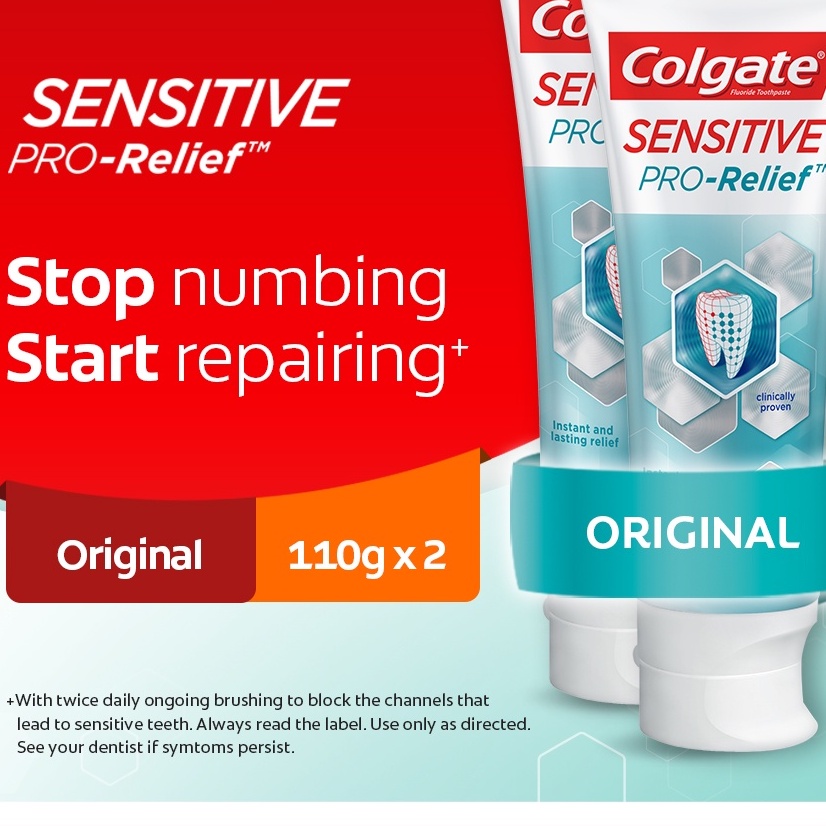 Colgate sensitive Pro Relief Original Toothpaste 110g (Ubat Gigi Colgate Relief/ Colgate ...
