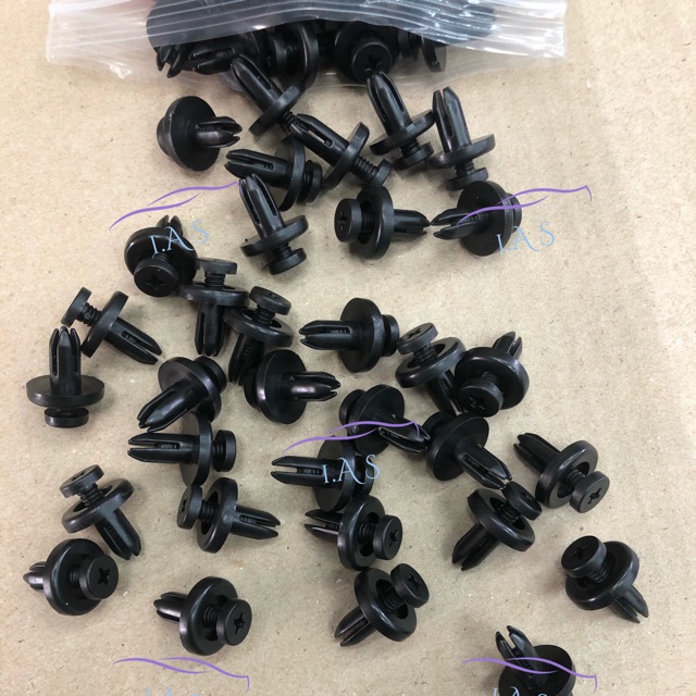 Toyota panel clips/ Bumper / All Vehicle clip 6.9mmm | Shopee Malaysia