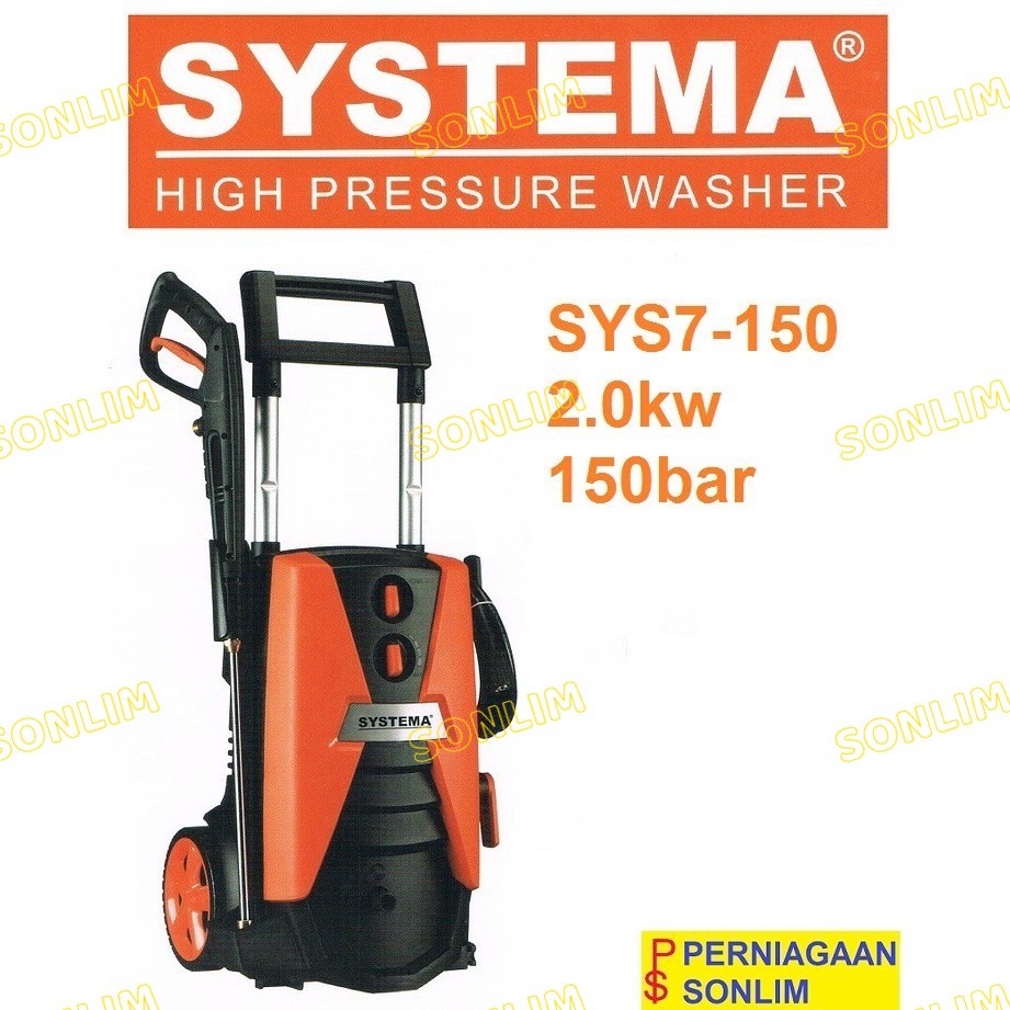 SYSTEMA SYS7-150 HIGH PRESSURE CLEANER 2.0KW 150BAR | Shopee Malaysia