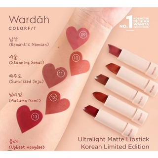 Wardah Colorfit Ultralight Matte Lipstick Halal Cosmetics Original ...