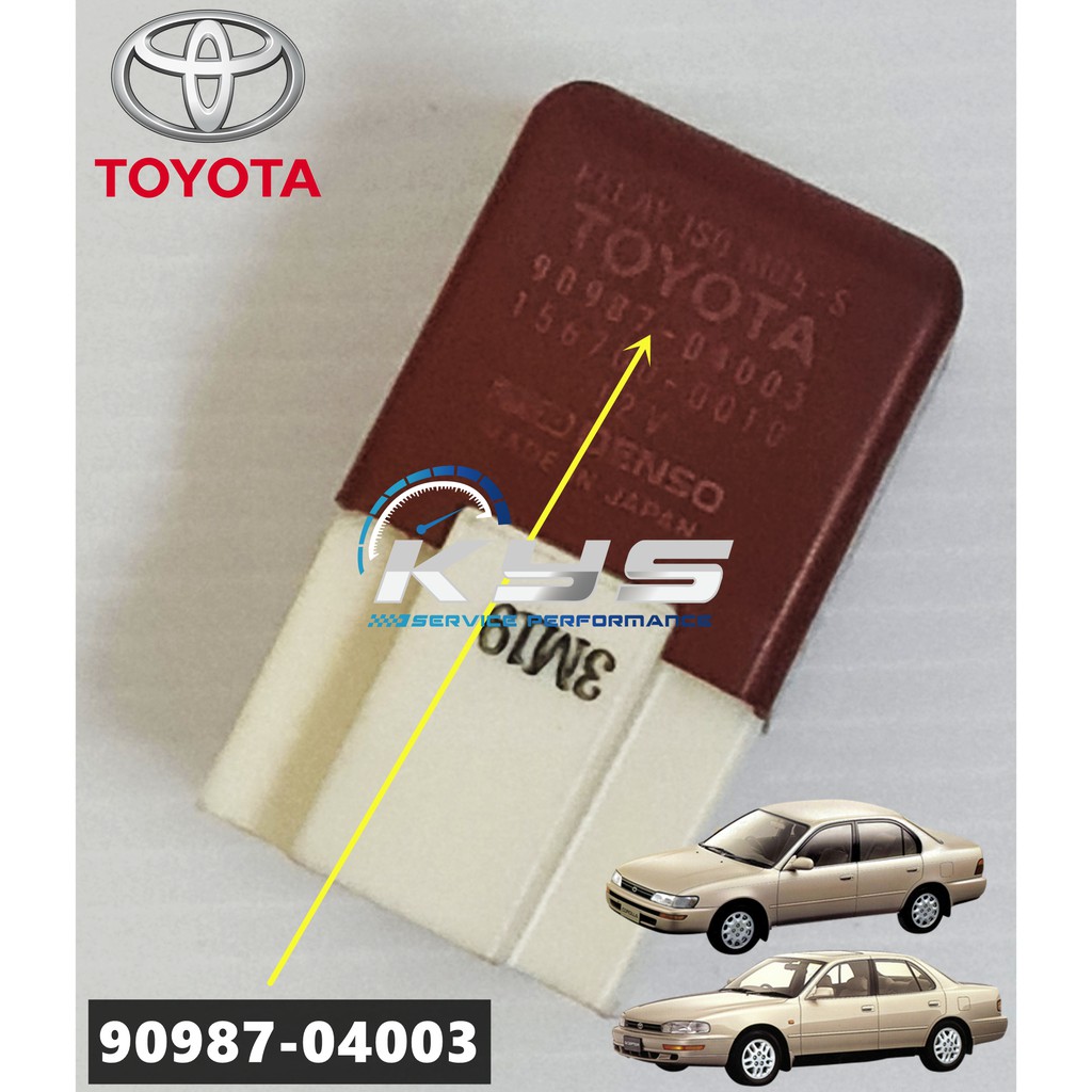 90987-04003 HEATER & COOLER RELAY # TOYOTA COROLLA AE101/EE100,CAMRY ...