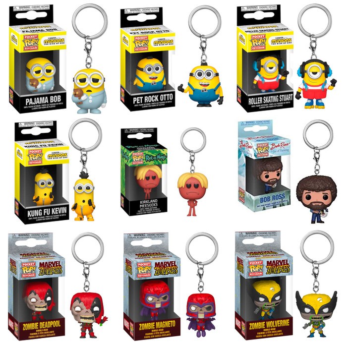 Funko POP! Keychain (Minions, Marvel, Deadpool, Magneto, Wolverine ...