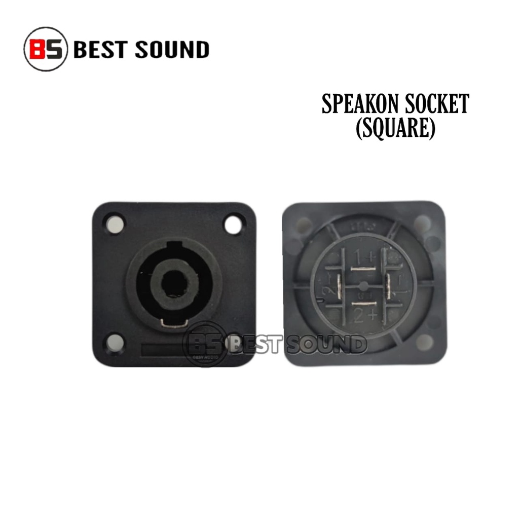 Speakon Female Jack Audio Speaker Cable 4 Pole Panel Chassis Socket ...