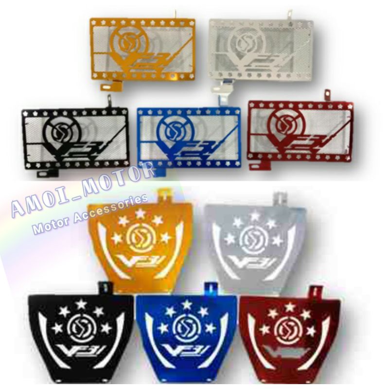 SYM VF31 ENGINE COVER AND COOLANT NET/RADIATOR COVER NET | Shopee Malaysia