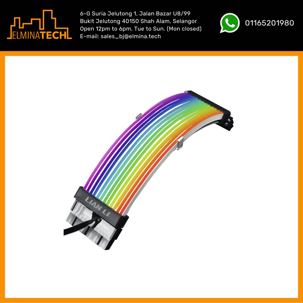 Lian Li Strimer Plus - Addressable RGB Extension Cables (24-Pin ...