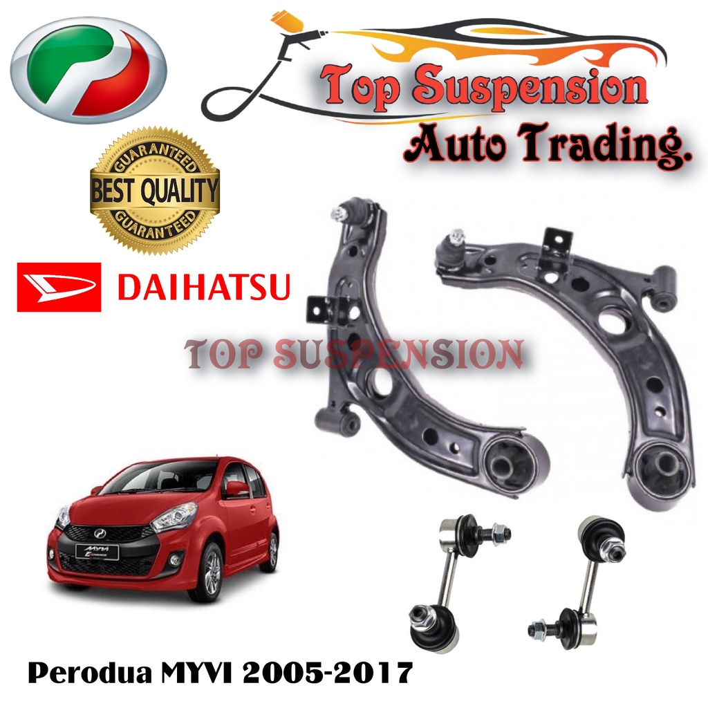 PERODUA MYVI 2005-2017 Front Lower Arm + Stabilizer Link Rod.(Daihatsu ...