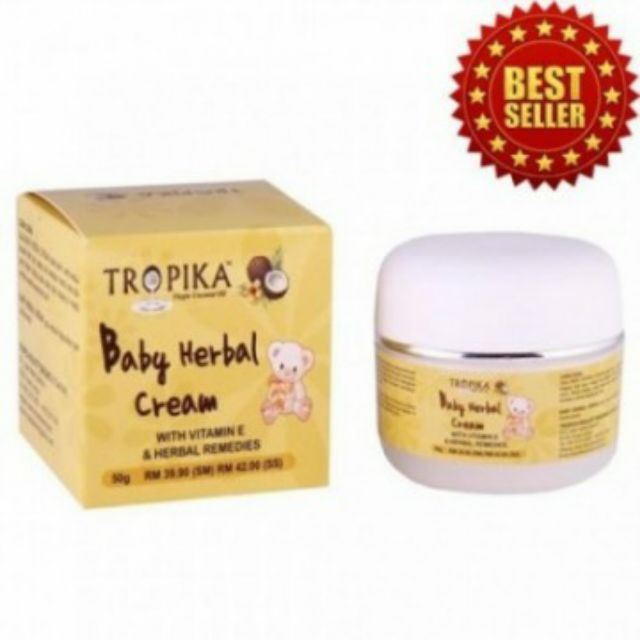 BABY HERBAL CREAM TROPIKA MERAWAT BATUK DAN SELSEMA BAYI | Shopee Malaysia