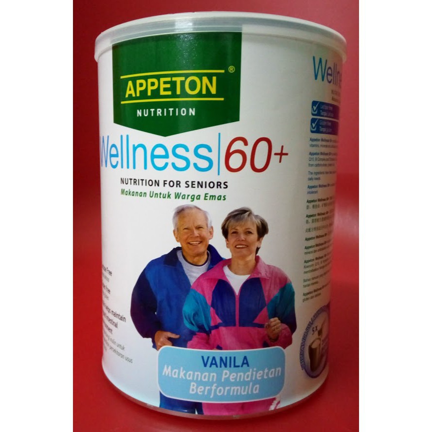 APPETON ADULT WELLNESS 60+ 450G (VANILLA) | Shopee Malaysia