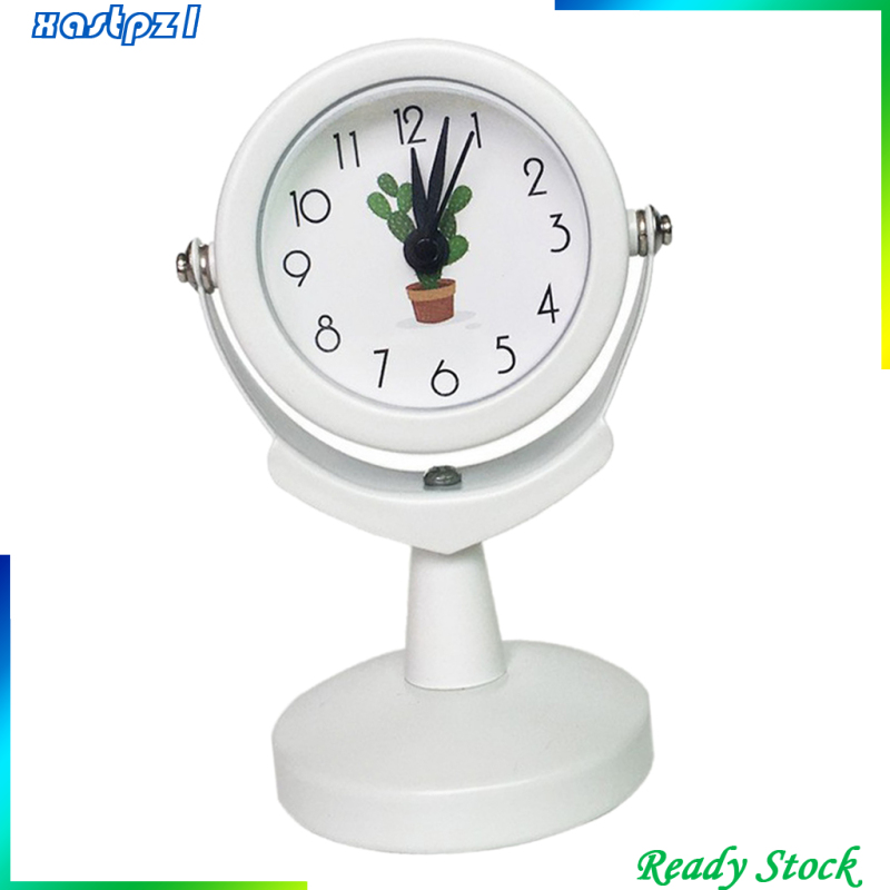 [ Small Round Stand Clock Table Clock Shelf Non Ticking | Shopee Malaysia