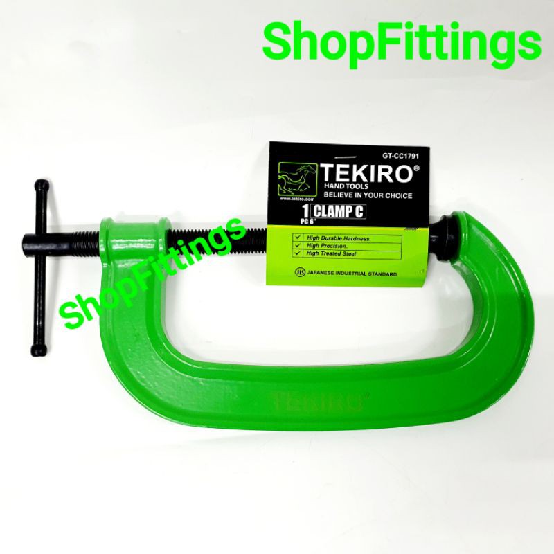 KAYU Tekiro C Clamp G Clamp Vise Thread Press Clamp Iron Wood SELECT 5 ...