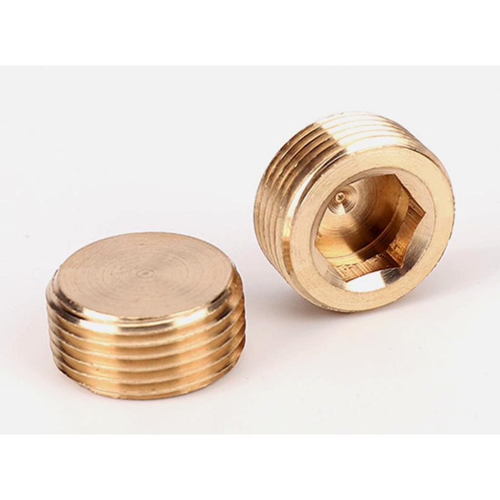 Brass Fitting - Plumbing Pneumatic Internal Hex End Plug (DIHP ...