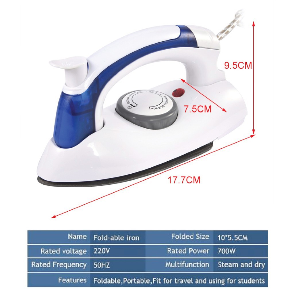 Foldable Handheld Travel Steam Iron koyuki | Shopee Malaysia