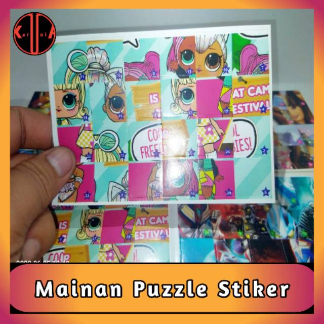 (4 Pcs) Puzzle Stickers | Shopee Malaysia