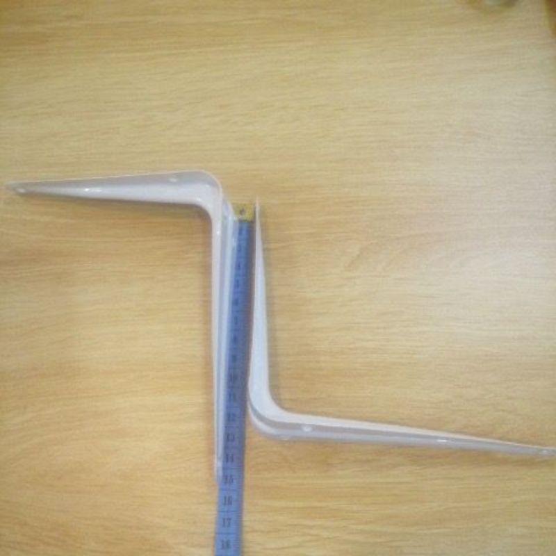 L Shaped Wall Shelf Support Bracket L Metal Besi L Bracket Angle ...