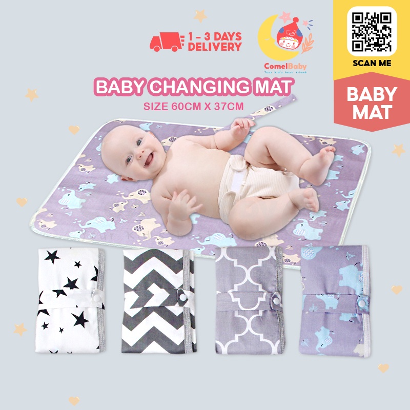 ComelBaby Washable Baby Diaper Changing Mat Waterproof Urine Cotton ...