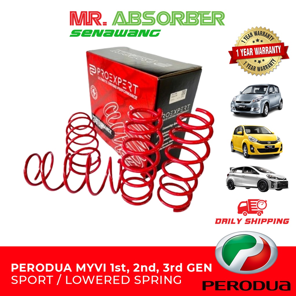 MYVI 1st/2nd/3rd GEN PROEXPERT SPORT SPRING | Shopee Malaysia