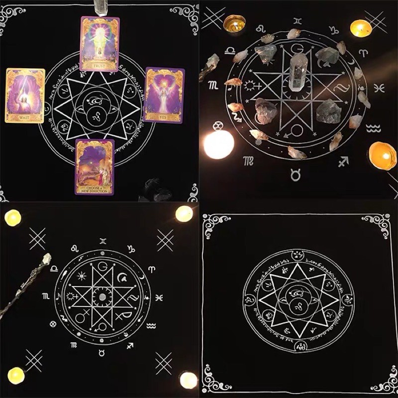 塔罗布Ceremonial cloth/Altar cloth/Tarob/Moon and starry sky tablecloth ...