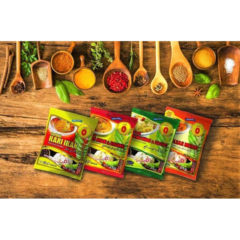 rempah cap O original kedah (maker recipe) 28g | Shopee Malaysia