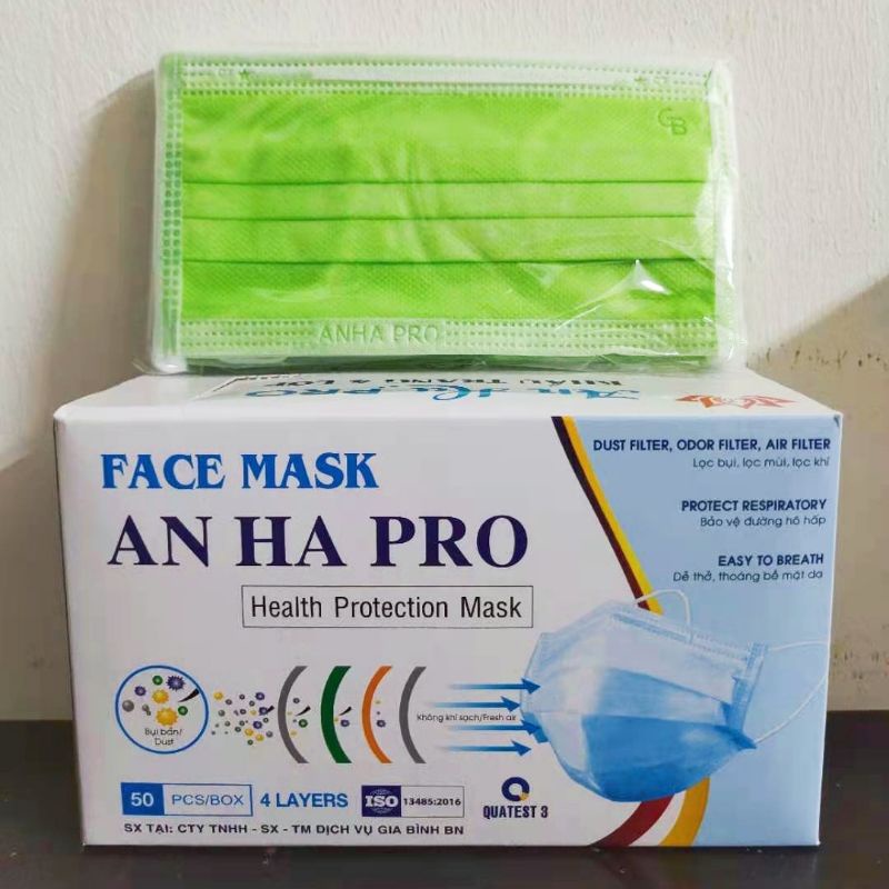 Adult 4 Ply Surgical Green Colour Face Mask 50 Pcs | Shopee Malaysia