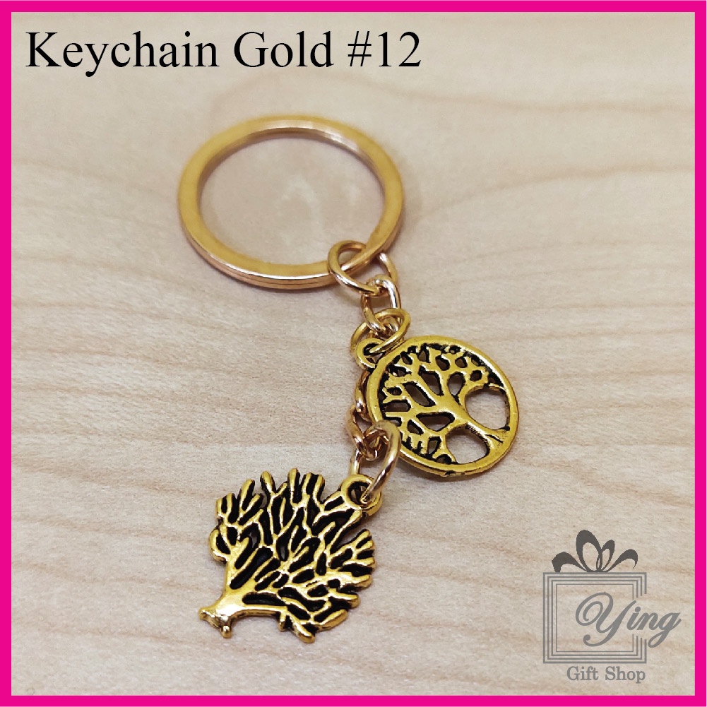 🎁Ready Stock🎁 DIY/Handmade Multi Design Gold Metal Keychain / Rantai ...