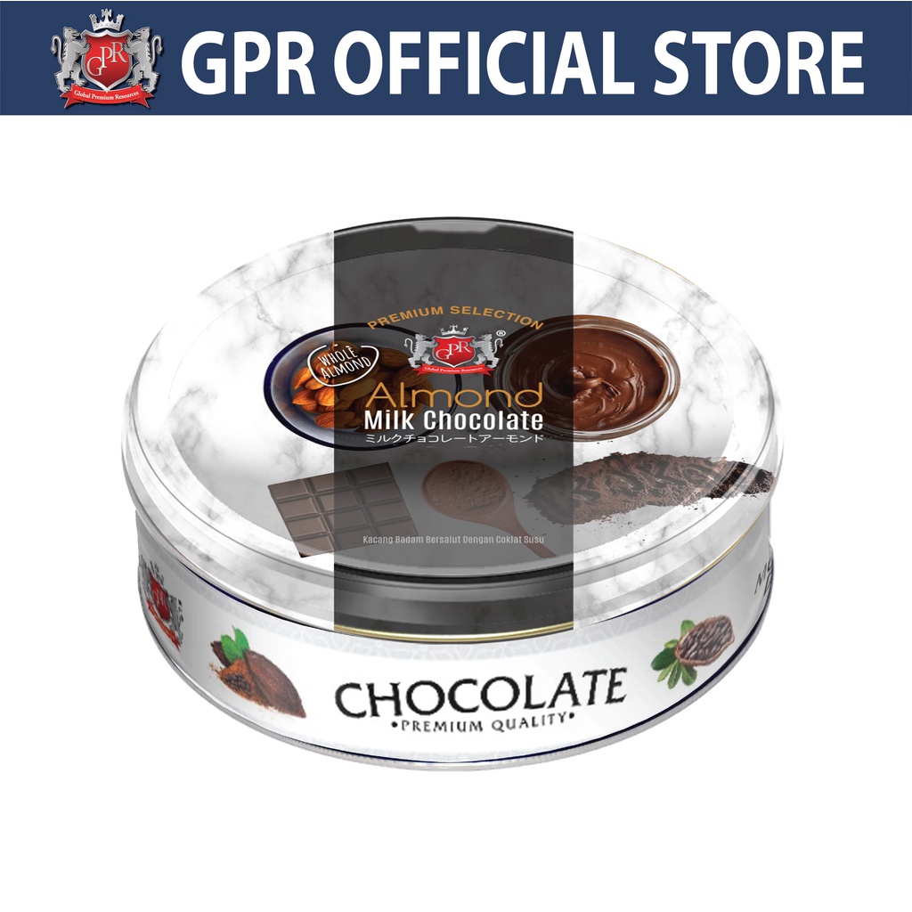 GPR Almond Milk Chocolate Tin 120g Premium Quality | Shopee Malaysia