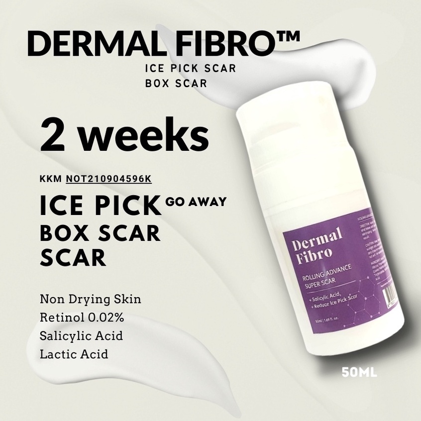 💥[PREMIUM RESULT] Ice Pick Scar Treatment Krim Parut Lekuk/ Deep Scar ...