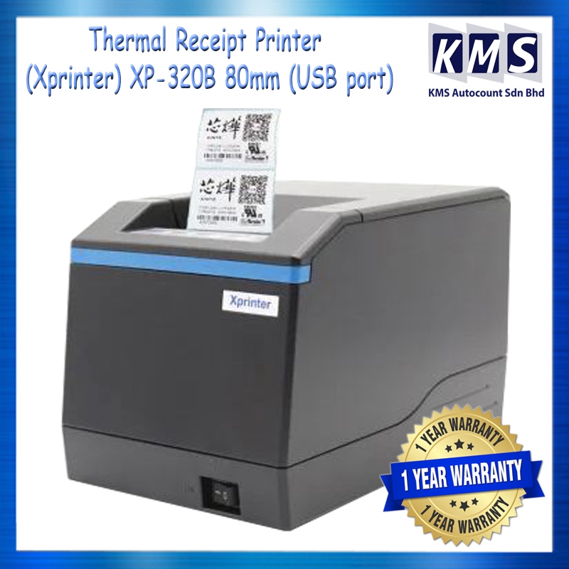 Thermal Receipt Printer (Xprinter) XP-320B 80mm (USB port) | Shopee ...