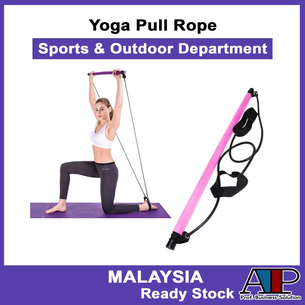 Fitness🏋🏻‍♂️ Yoga Pull Rope ATP Fitness Sport Pole Bar Kit Gym Workout ...