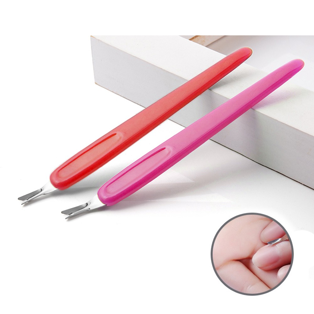 XJ-3pcs/set Nail Cutlery Dead Leather Fork Special V-type Pushing Nail ...