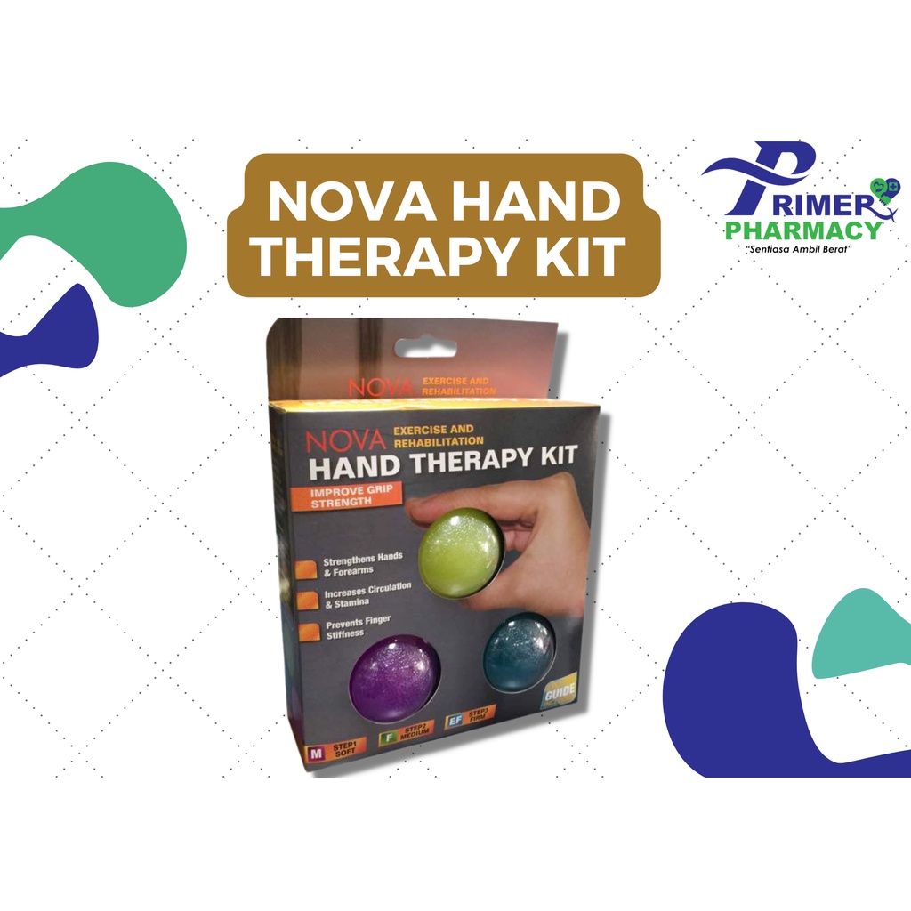 Nova Hand Therapy Kit (Improve Grip Strength) | Shopee Malaysia